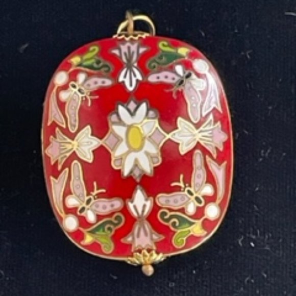Jewelry | Vintage Asian Inspired Pendant Finished On Both Sides | Poshmark
